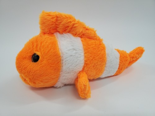 Petting Zoo Clown Fish Orange White Soft Plush Stuffed 10" Animal Toy ...