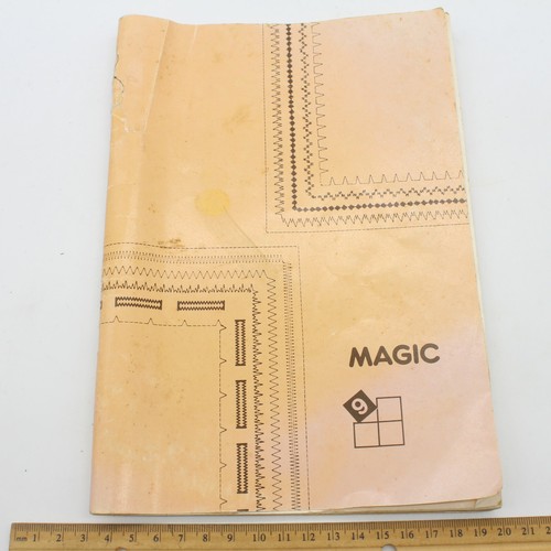 Vintage Singer Magic 9 8109 & 8209 instruction manual Form 2002 (1084 ...