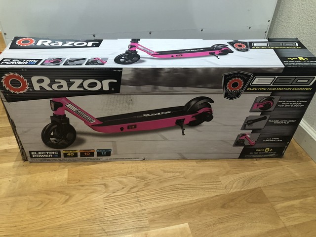 Razor Black Label E90 90W Kick Electric Scooter - Black/Pink for sale ...