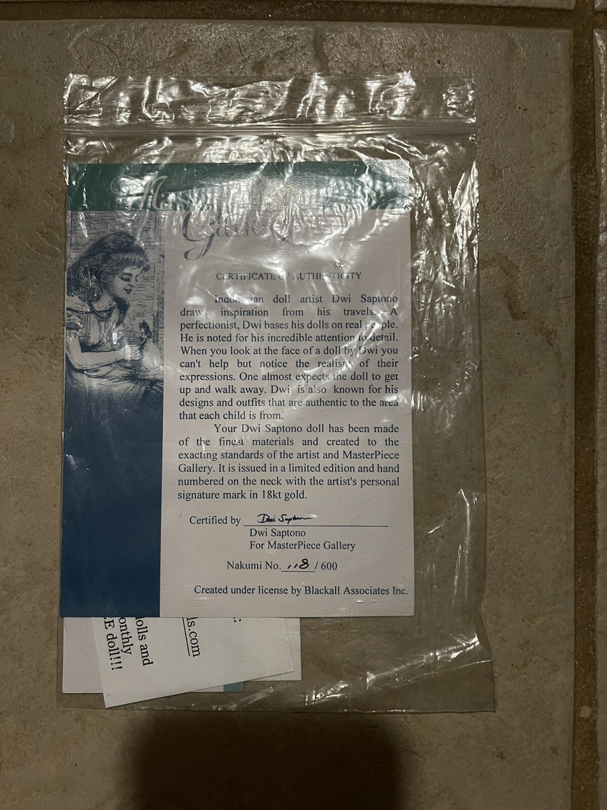 NAKUMI BY DWI SAOTONO vinyl amd cloth #118/600 | eBay