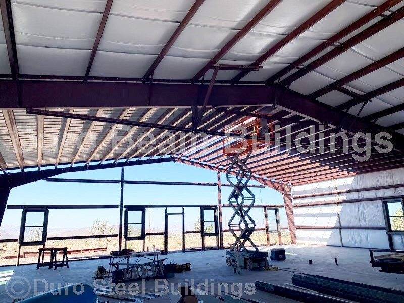 DuroBEAM Steel 75x150x16 Metal Clear Span Commercial Building ...