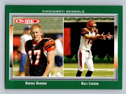 2006 Topps Total Shayne Graham Kyle Larson #317 Cincinnati Bengals | eBay