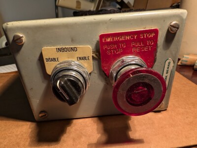 Rapistan Demag Emergency Stop Button / Disable-Enable Switch | eBay