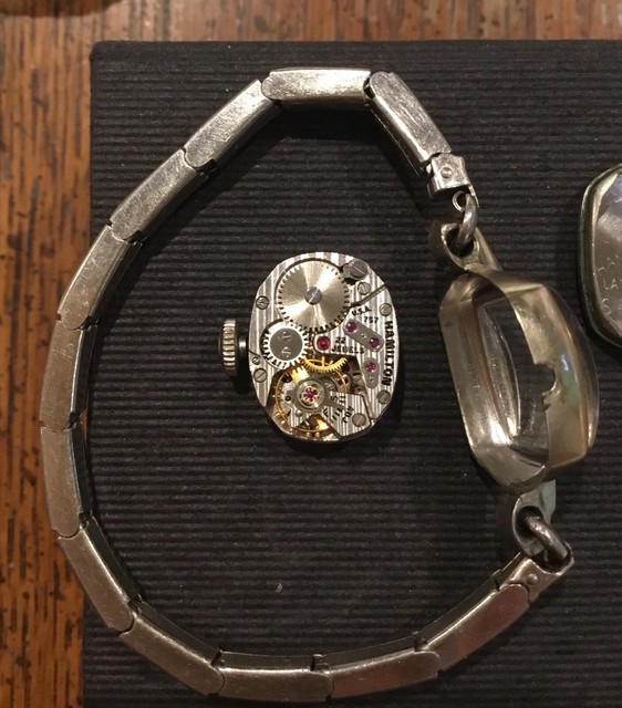 Vintage Ladies Watch Hamilton Wind Up 10K RGP Bezel 10K GF Band A67 | eBay