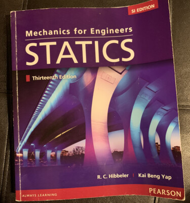 Mechanics For Engineers: Statics, SI Editon & With Statics Study Pack ...
