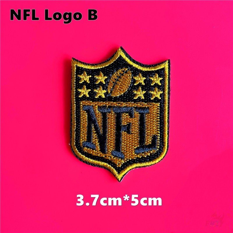 3 Pcs small NFL Logo 8 stars iron On Patch 2"x1.75" American Football ...