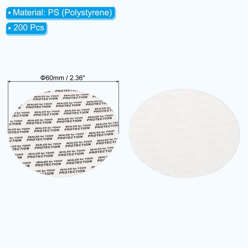 200 Pcs 60mm/2.4inch Adhesive PS Foam Pressure Sensitive Seal | eBay