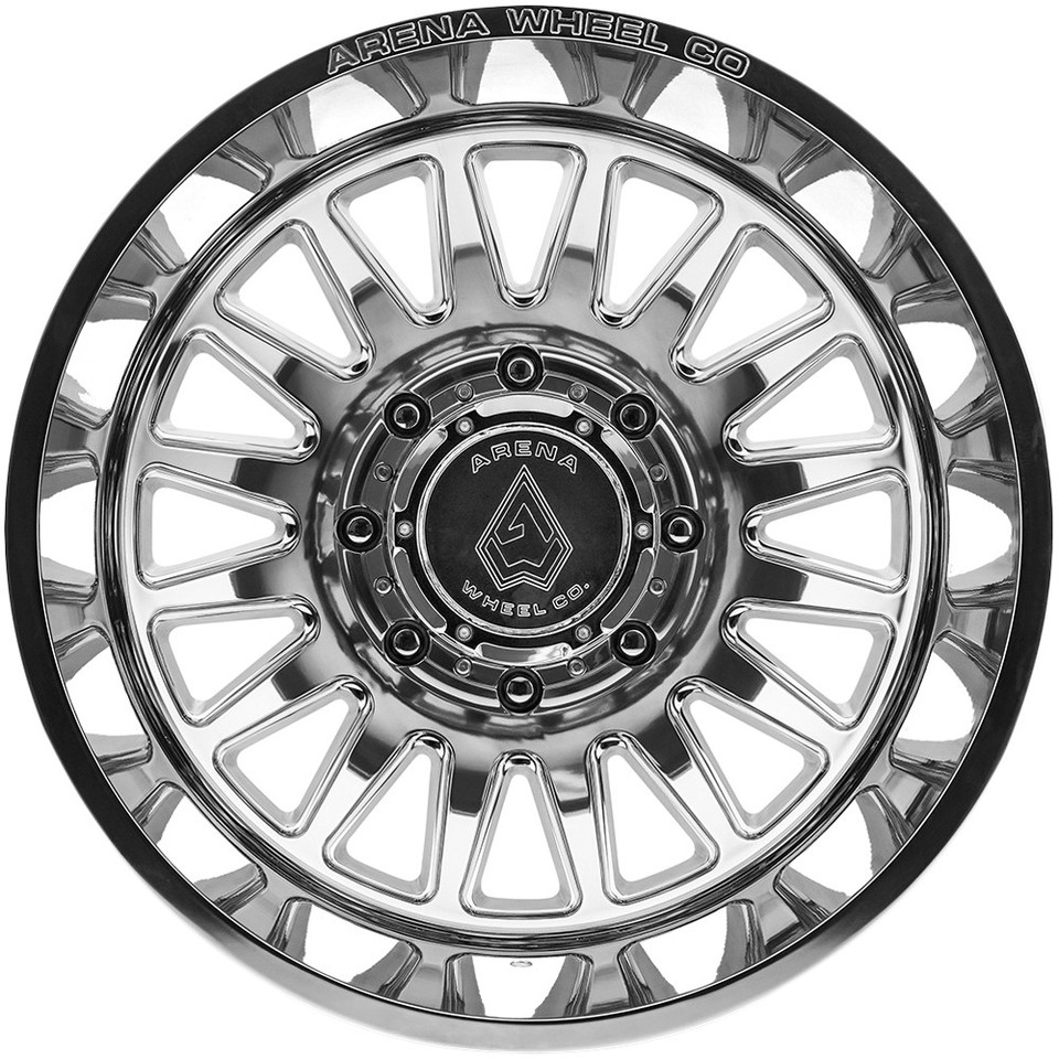 Arena A110 Rival Dually 22x8.25 8x200 Polished/Milled-Rear Wheel Rim 22 ...