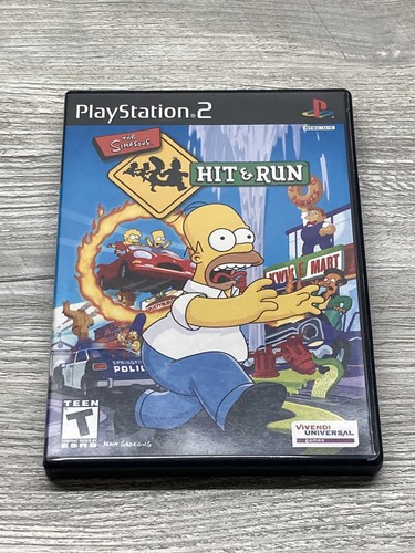 The Simpsons Hit & Run PlayStation 2 PS2 - CIB W/Manual & Reg Card ...