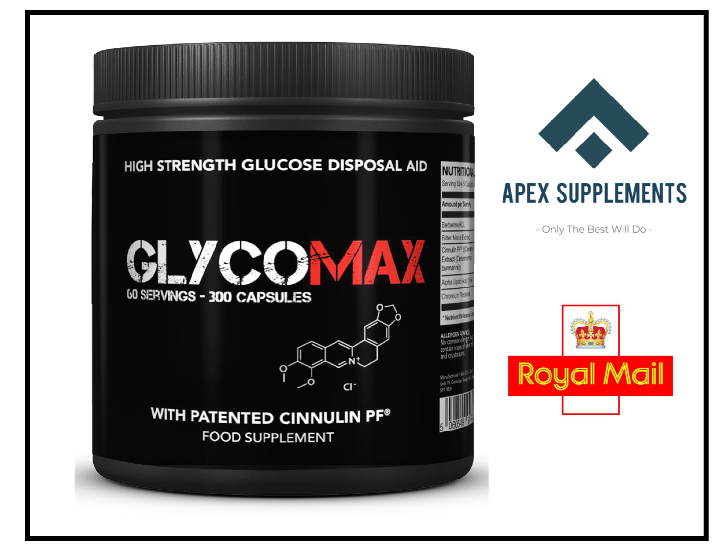 Strom Sports Nutrition GlycoMAX Glucose Disposal Aid (GDA) 60 Servings ...