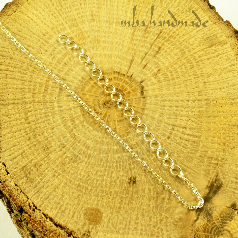 925 Sterling Silver Stamped Chain 18" Necklace Tarnish Free | eBay