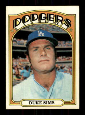 1972 Topps #63 Duke Sims VG-VGEX Dodgers 510856 | eBay
