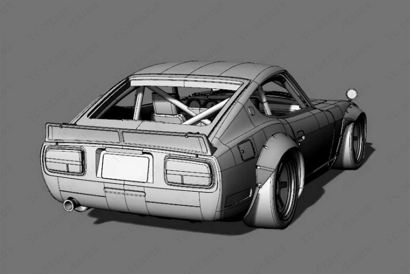 FRP Rear Ducktail Wing Spoiler For 70-78 Datsun 240Z 260Z 280Z(S30) RB ...