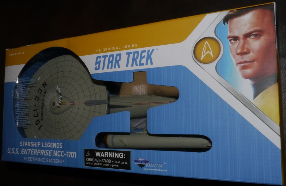 STAR TREK DIAMOND SELECT LEGENDS ENTERPRISE NCC 1701 HD Electronic Ship ...
