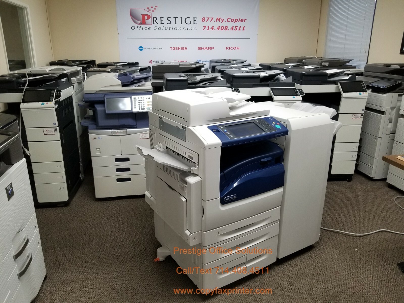 Xerox WorkCentre 7970 Color Copier Printer Scanner with Stapling ...