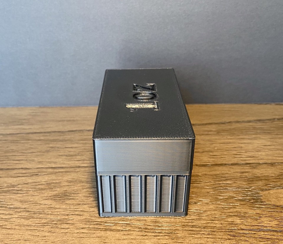 silver storage box/container holds 1oz silver coins/rounds in standard ...