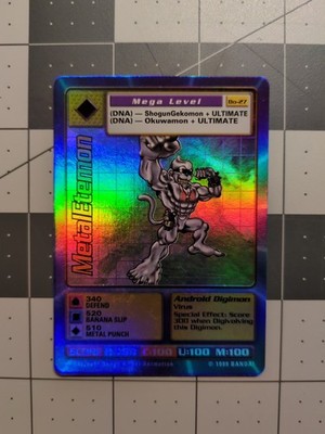 MetalEtemon Digimon Digi Battle Foil BO-27 1999 Bandai CCG Card | eBay