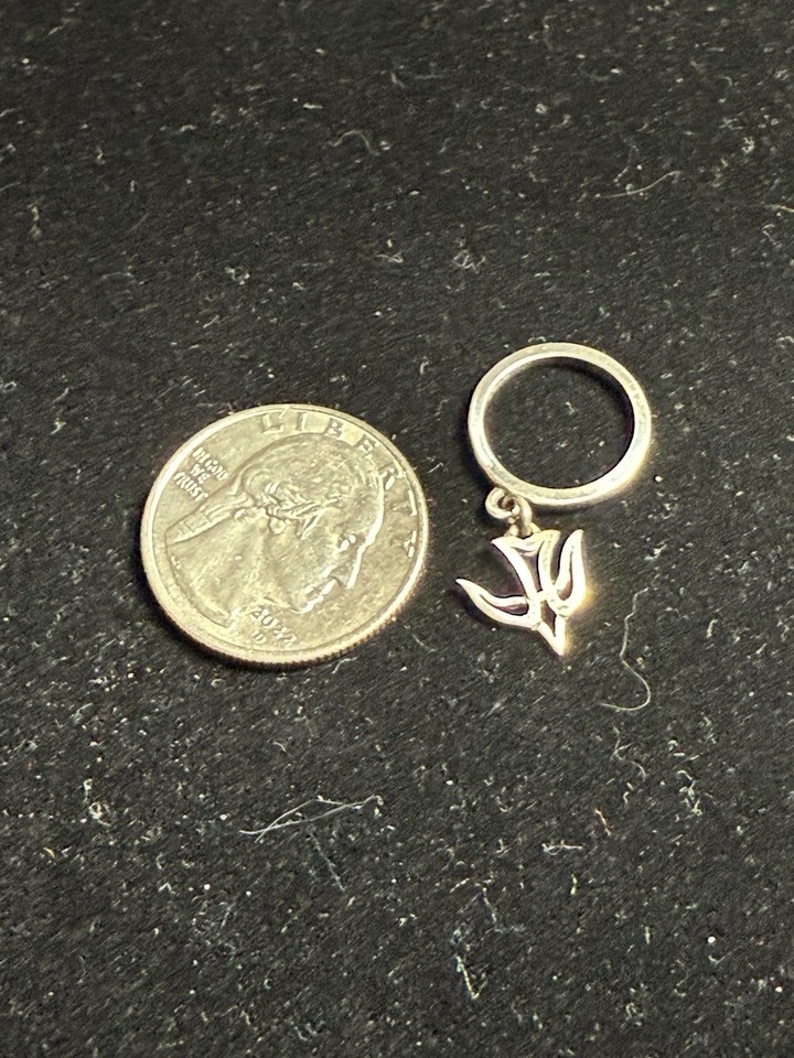 James Avery Sterling Silver Descending Dove Bird Charm Dangle Ring Size ...