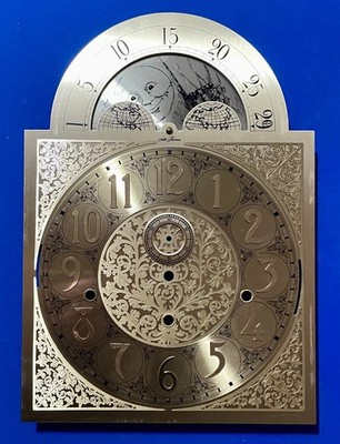 Seth Thomas Grandfather Clock Moon Dial Face Plate | eBay