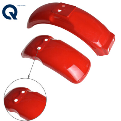 Red Plastic Fender Front & Rear Wheel For Honda Mini Trail Z50 Z50A ...