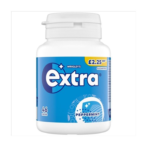 WRIGLEY’S Extra Peppermint Tub 6x46 Pieces Chewing Gum Sugar Only £13. ...