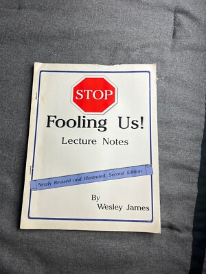 🔥RARE!!! Stop Fooling Us! by Wesley James Out Of Print Card Magic 🔥🔥 | eBay