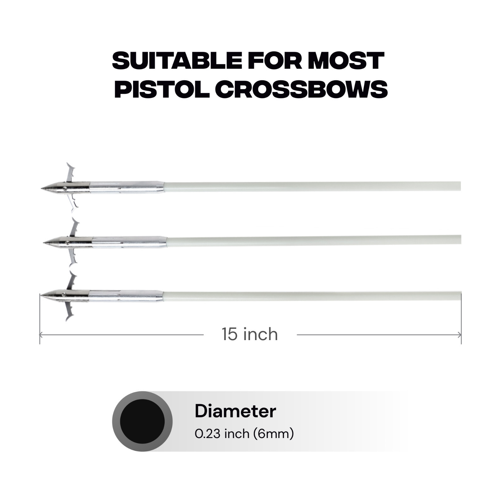 BALLISTA BAT Compound Crossbow Pistol w/Bowfishing Arrows, Reel BL33 ...