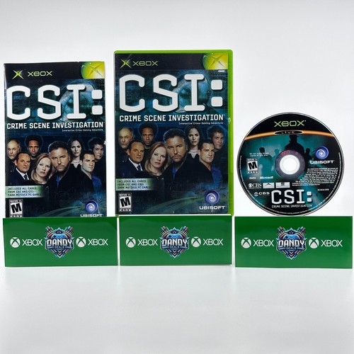 CSI: Crime Scene Investigation CIB W/ Manual Tested (Microsoft Xbox ...