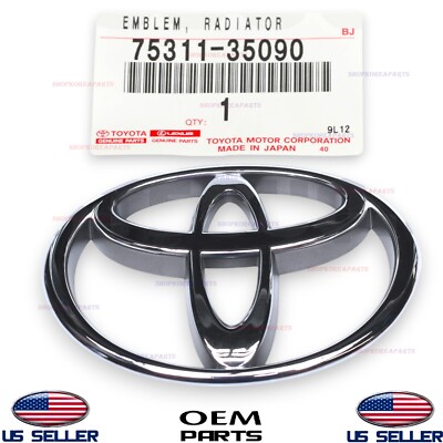 Genuine Front Grille Emblem Logo Symbol OEM Toyota *See Compatiblity ...