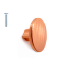 Copper Bow Handles Brushed Pull Knob Cup Kitchen Furniture ...