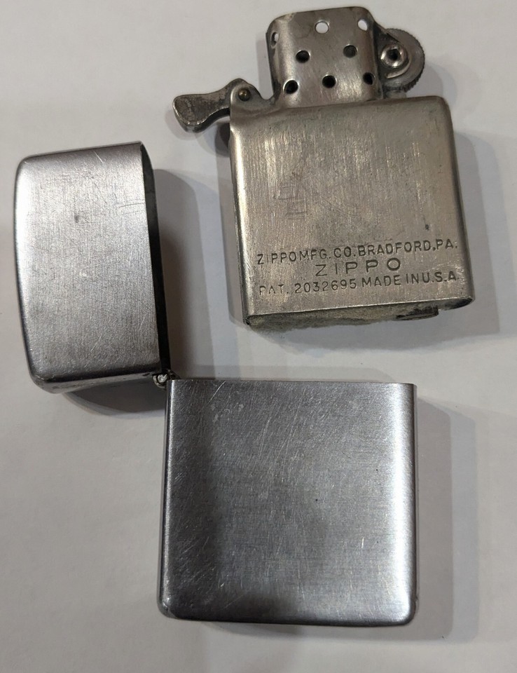 ZIPPO 3 Barrel Hinge Lot * 4 Zippo Lighters All Three Barrel | eBay