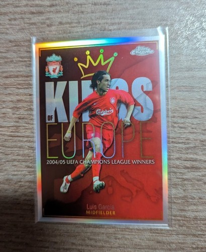 2023-24 Topps Chrome Liverpool Set Luis Garcia Kings Of Europe Insert ...