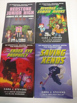 Unofficial Minecraft Graphic Novel Lot of 4 Books | eBay