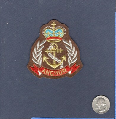 Royal Navy Canadian Navy ANCHOR Unknown Ship Squadron Patch | eBay