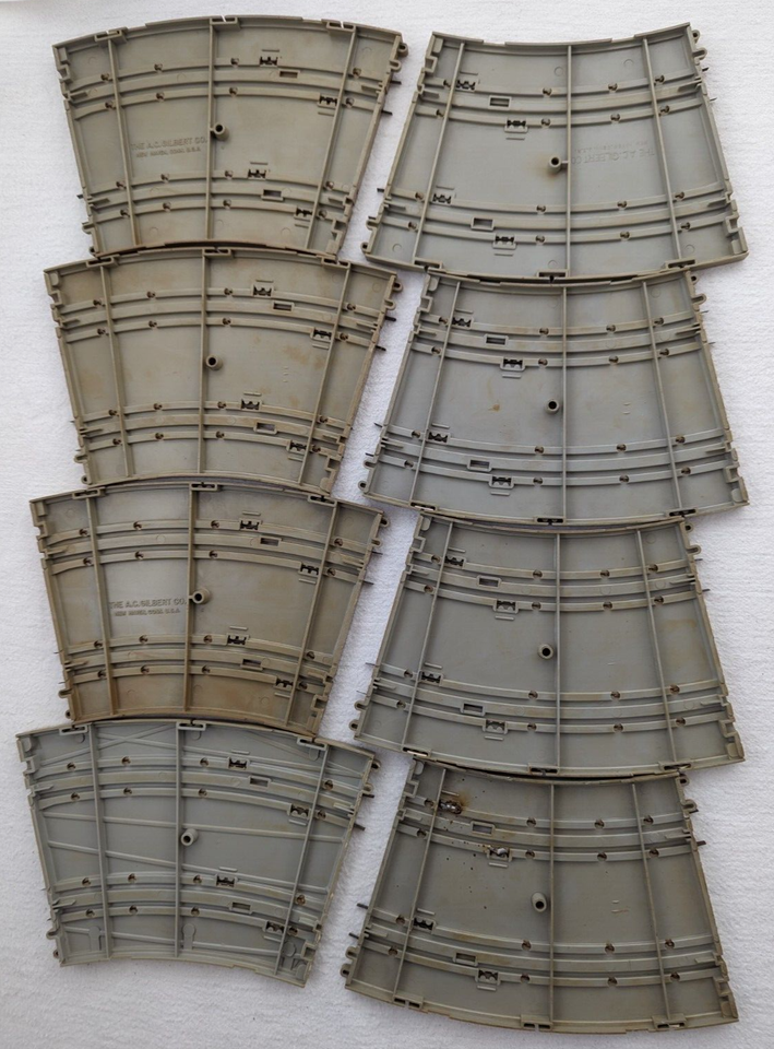 1/32 Scale AC Gilbert Slot Car Track; 32 Curves, 19 Straights | eBay