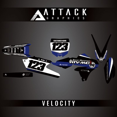 Attack Graphics Custom Velocity Complete Bike Restyle Graphics Kit For ...