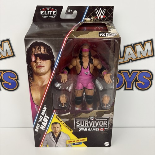 WWE Elite Series Survivor Series Bret Hitman Hart Wrestling Action ...