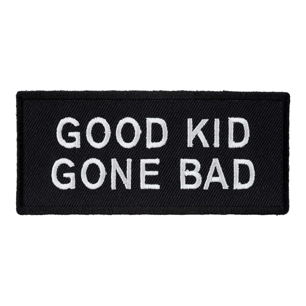 Good Kid Gone Bad Patch, Kids Biker Patches | eBay