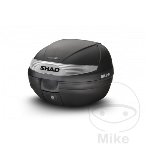 Motorcycle Shad Top Box Case 29L Black with Mounting Plate for Honda NC ...