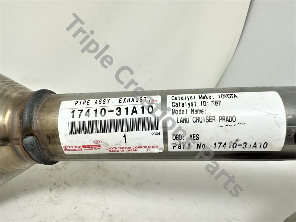 Toyota Genuine 1741031A10 Pipe Assy Exhaust Front 17410-31A10 OEM | eBay
