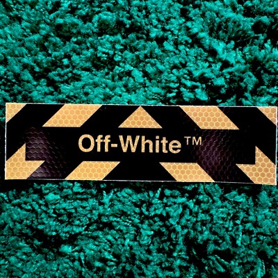 Off-White™ Reflective 3M Sticker - Off-White - Virgil Abloh | eBay
