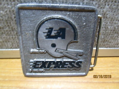 Vintage USFL LA Express Belt Buckle | eBay