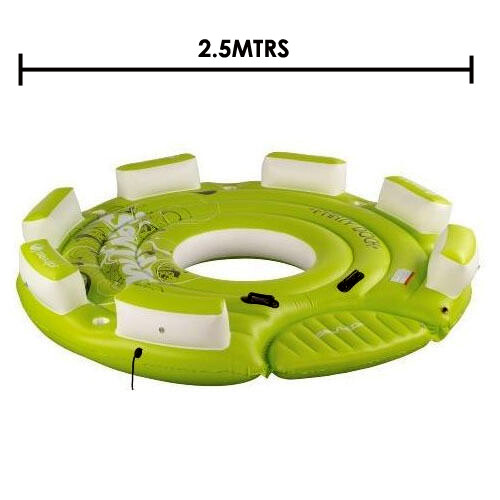 SEVYLOR PARTY DOCK (8 PERSON) INFLATABLE TUBE FLOATING WATER LOUNGER ...