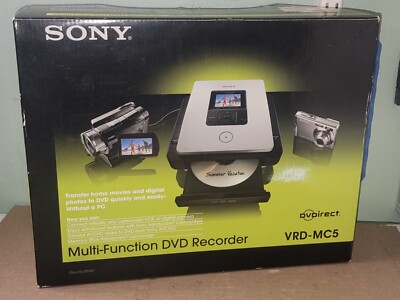 SONY Multi-Function DVD Recorder VRD-MC5 Transfer Movies/Photos to DVD ...