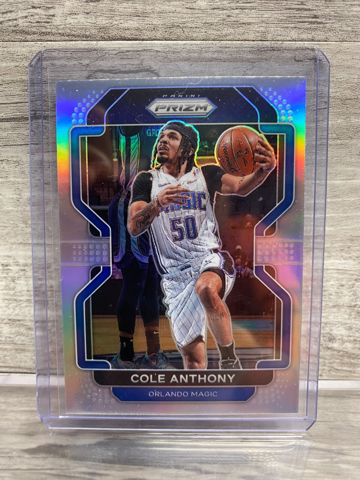 2021-22 Panini Prizm Basketball 121 Cole Anthony Silver Prizm Card ...
