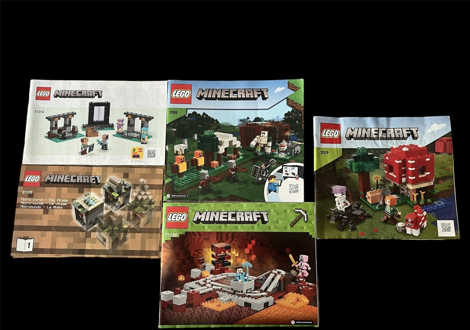 Lego Minecraft Manuals Lot Of 26 Booklets/ 5 Lbs. Free shipping | eBay