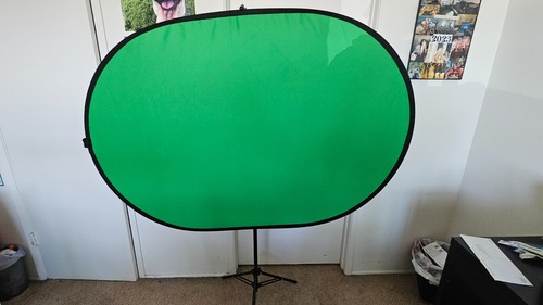 Blue Screen Green Screen Backdrop Double Sided Collapsible Screen with ...