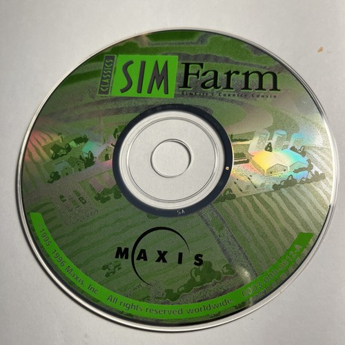 Sim Farm Collector's Series PC Sim Citys Country Cousin Maxis CD-ROM ...