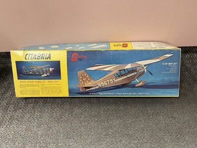 * VINTAGE STERLING MODELS CITABRIA BALSA WOOD MODEL KIT SPAND 33 1/2 ...