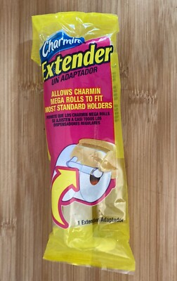 Charmin Toilet Paper Roll Extender Adaptor Mega Rolls Sealed Package ...